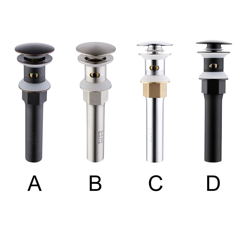 Sink Drain For Bathroom Rustproof Bounce Type With... – Vicedeal