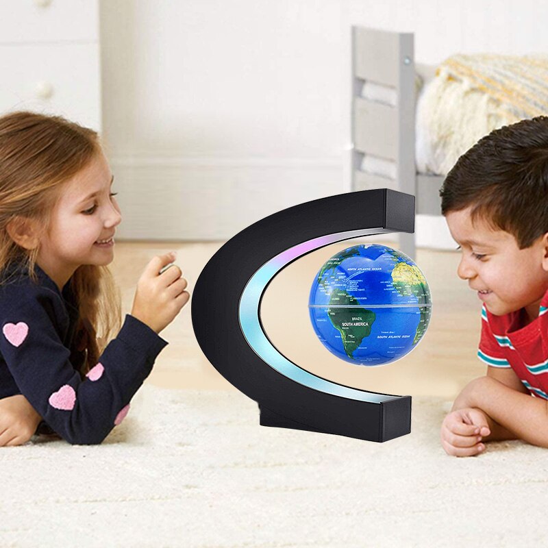 LED Magnetic Levitation Rotating Globe Night Light... – Grandado