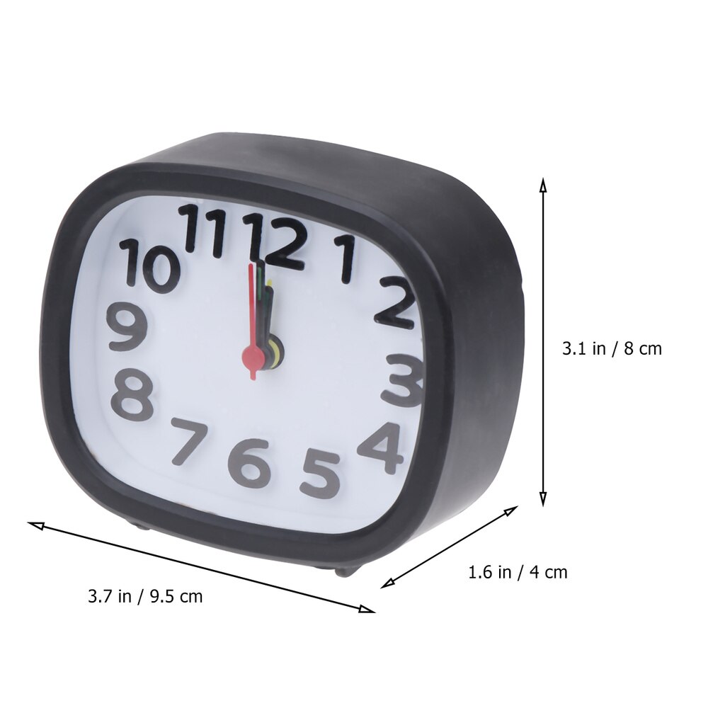 Simple Square Alarm Clock Small Desktop Clock Lumi... – Grandado