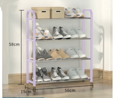 Shoe rack Simple multi-layer door shoe cabinet Mul... – Grandado
