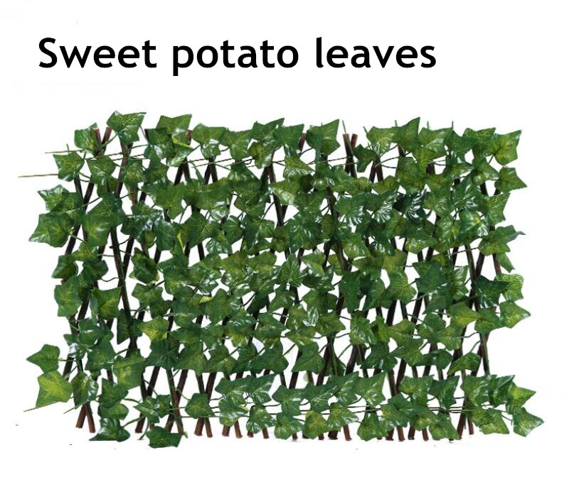 Garden Fence Privacy Wood With Artificial Green Le... – Grandado