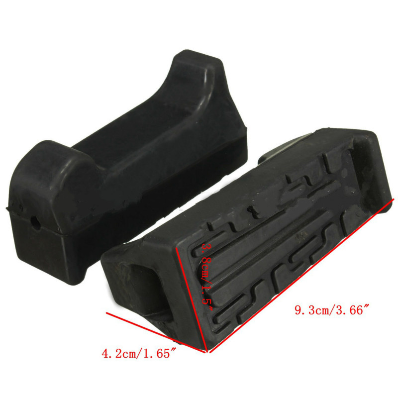 2Pcs Black Front Foot Rest Peg Rubbers Footrest Ha... – Grandado