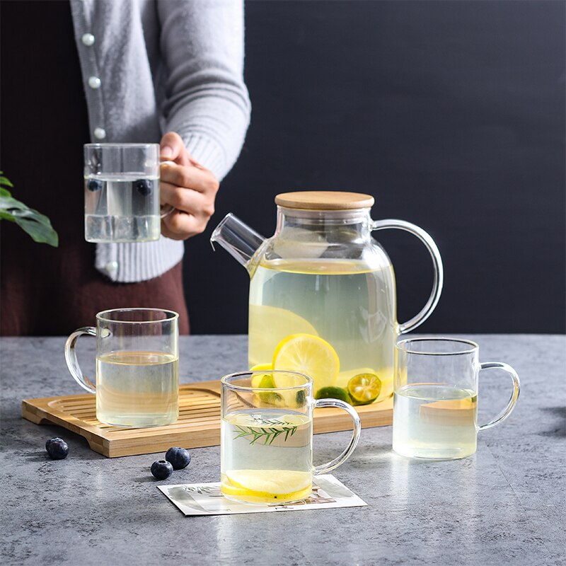 Japanese glass kettle set-1.7L teapot set- sealed ... – Grandado