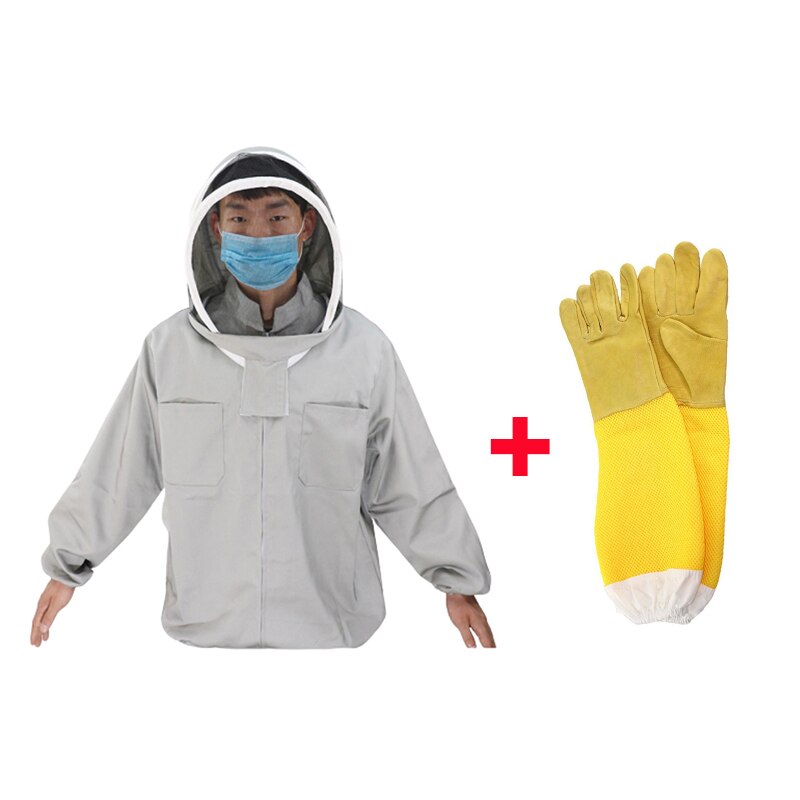 Beekeeping Suit Jacket Veil Set anti-bee clothing ... – Grandado