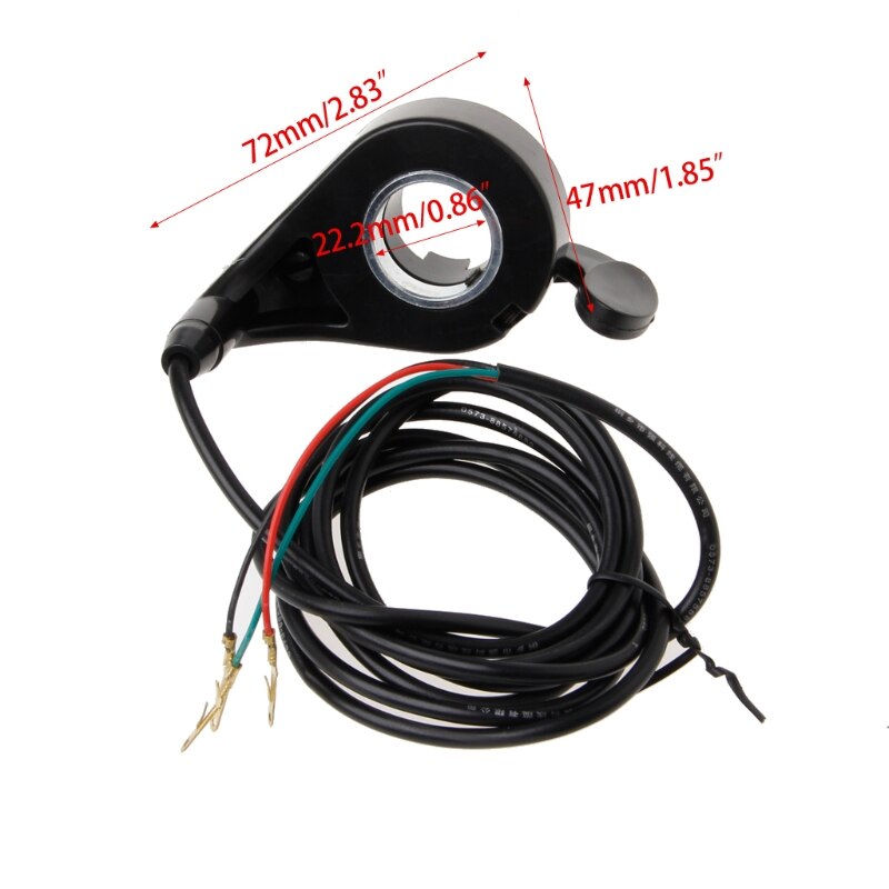 Universal motorcykel 7/8 styre svart metall tumgas... – Vicedeal