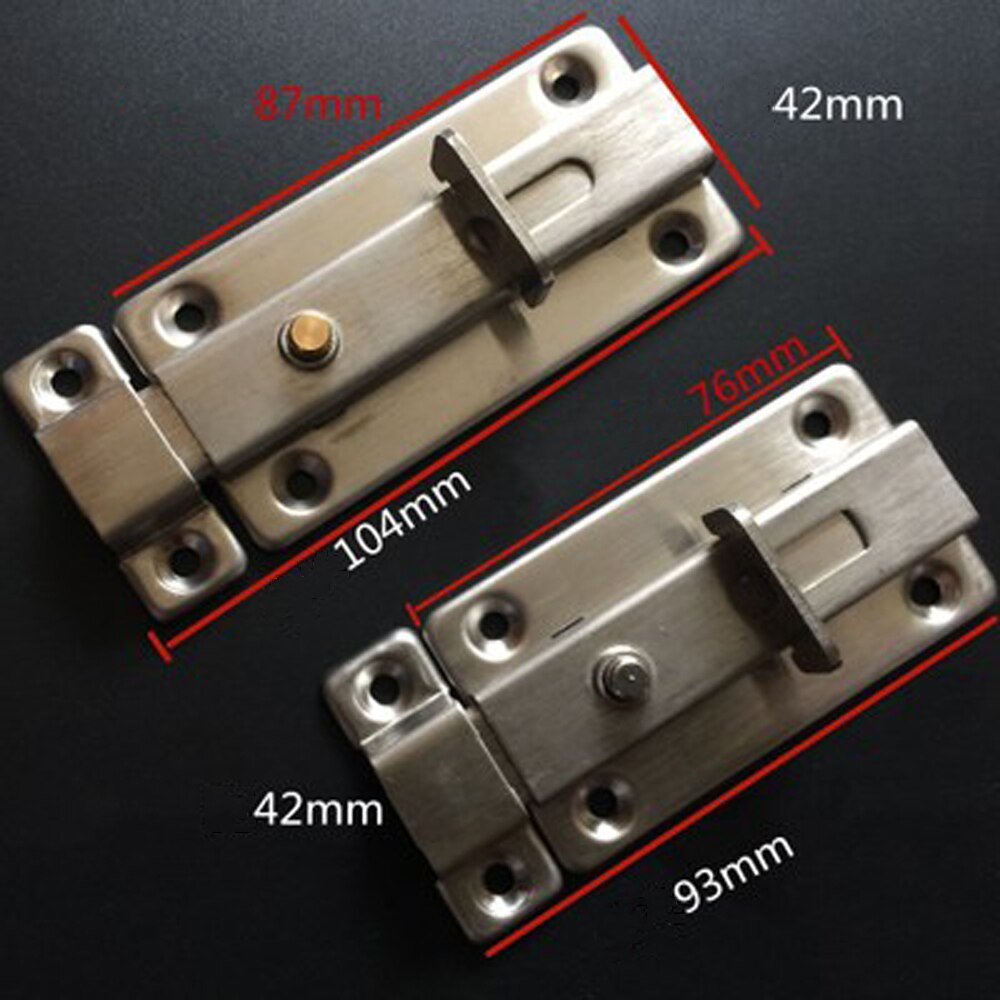 Rvs Deurslot Sliding Lock Barrel Bolt Automatische... – Vicedeal