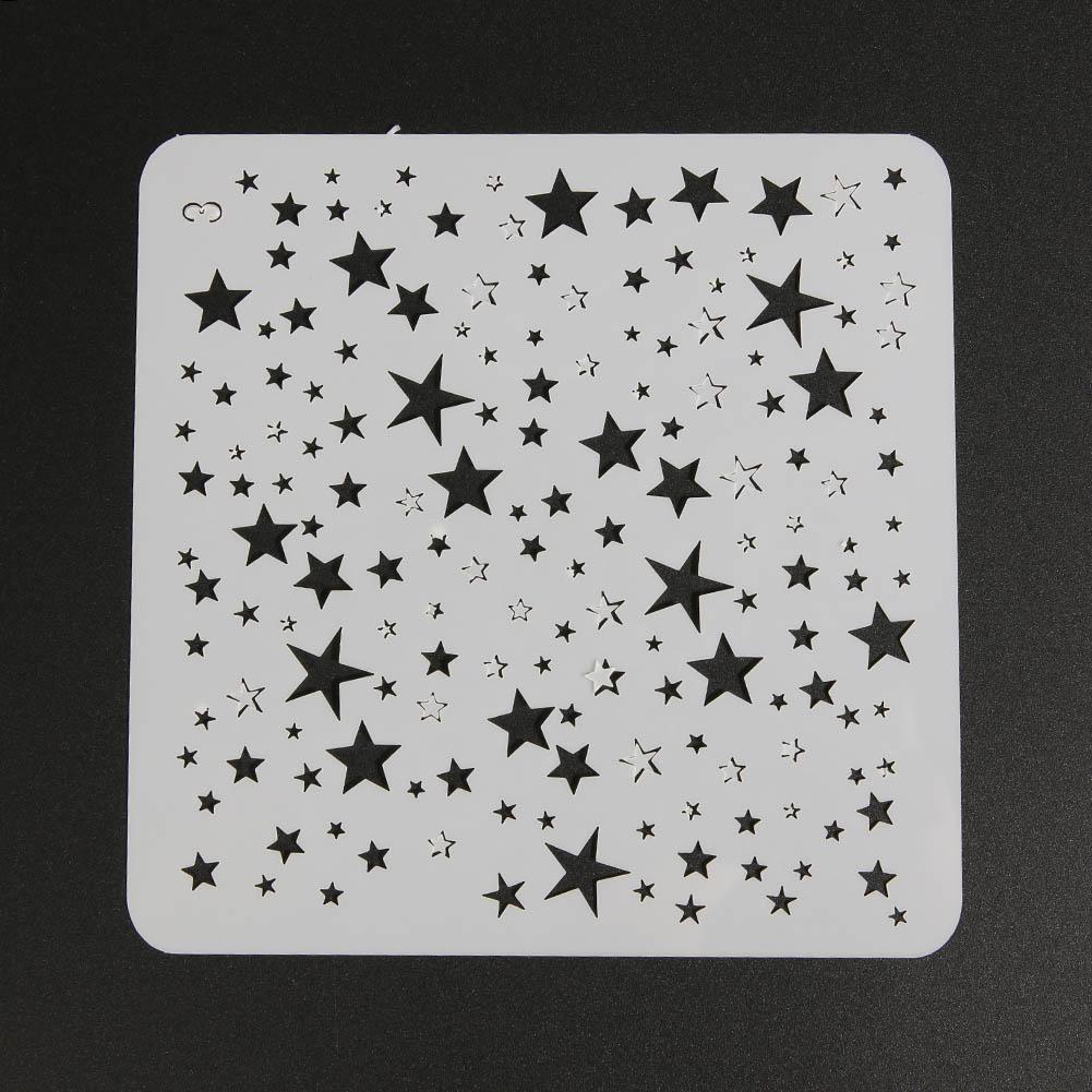DIY Starry Star Painting Hollow Template Stencils ... – Grandado