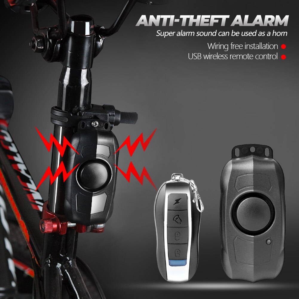 Waterproof Bike Anti-Theft Alarm Wireless Remote C... – Vicedeal