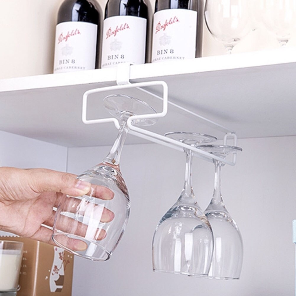 Metal Wine Glass Rack Practical Glass Holder Bar H... – Grandado