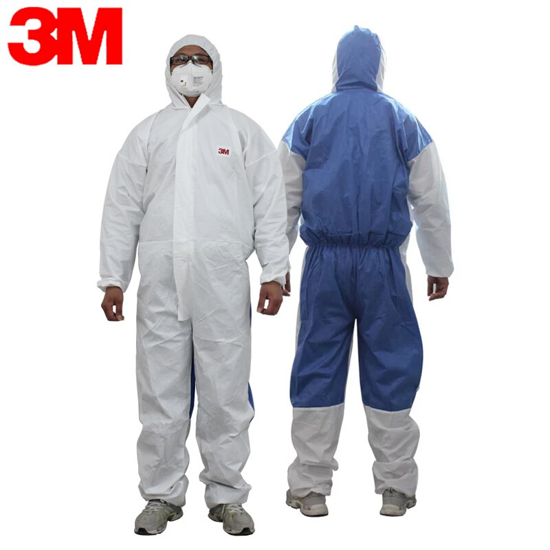 3M 4535 Chemical Coveralls Hooded Protective Elast... – Grandado