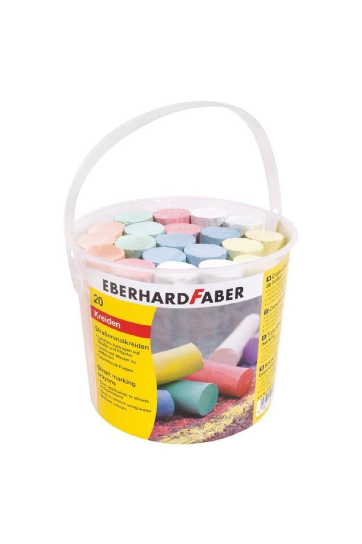 Street Marking Chalk 6 Color 20 PCs Bucket – Grandado
