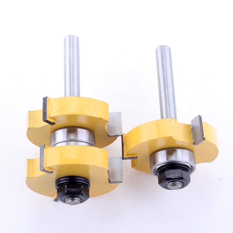 2PC 8mm Shank large Tongue and Groove Joint Assemb... – Grandado