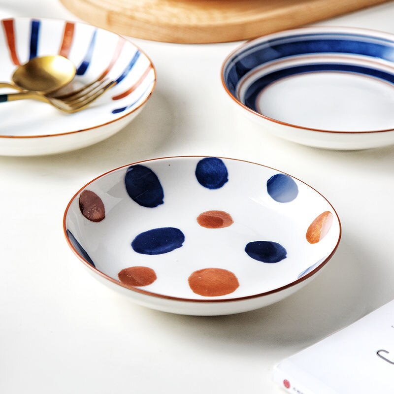 7 inch Ceramic Soup Plate Deep Plate Rice Plate Ja... – Grandado