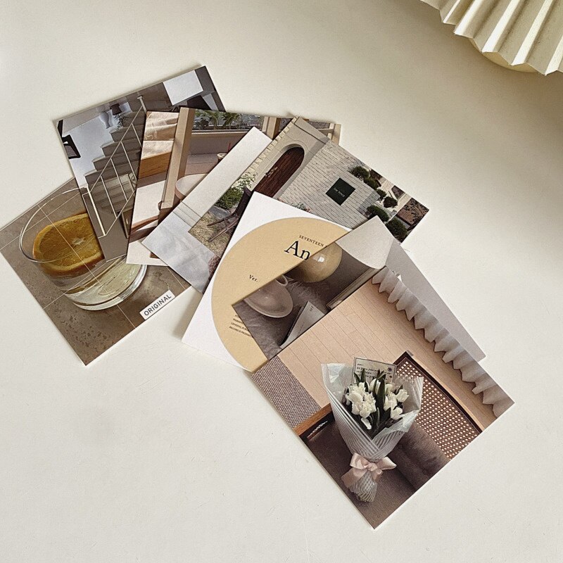 Ins Vintage Home Art Atmosphere Postcard coffee sh... – Grandado