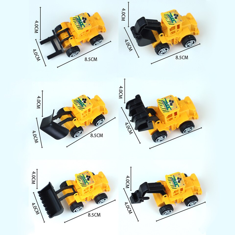 1set Construction Cake Toppers Carton Bulldozer Ex... – Grandado