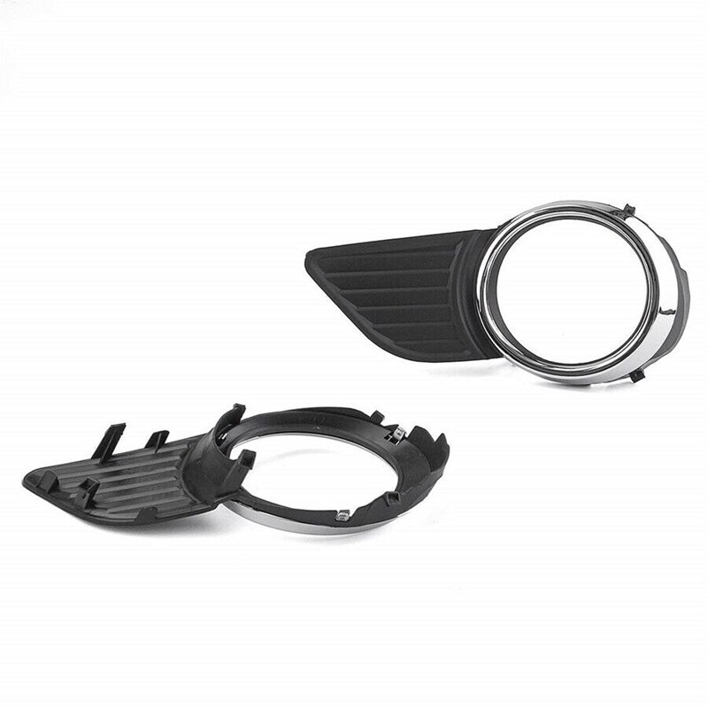 Chrome Trim Fog Light Grill Bumper Bezel Cover for... – Grandado
