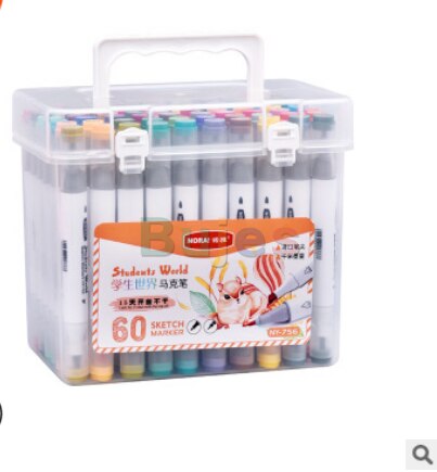 NORY 12/24/36/48/60 color marker pen Colorful two ... – Grandado