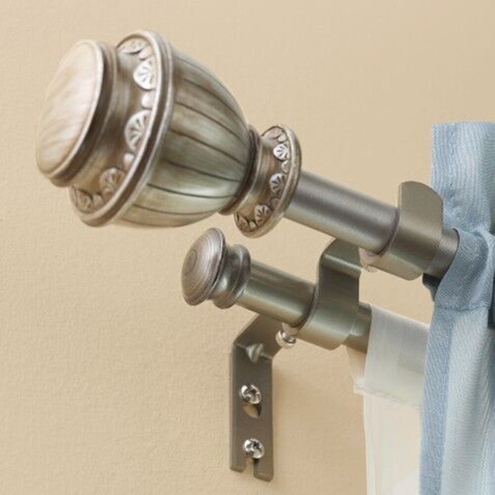 Adjustable Iron Window Curtain Rod Bracket Holder ... – Vicedeal