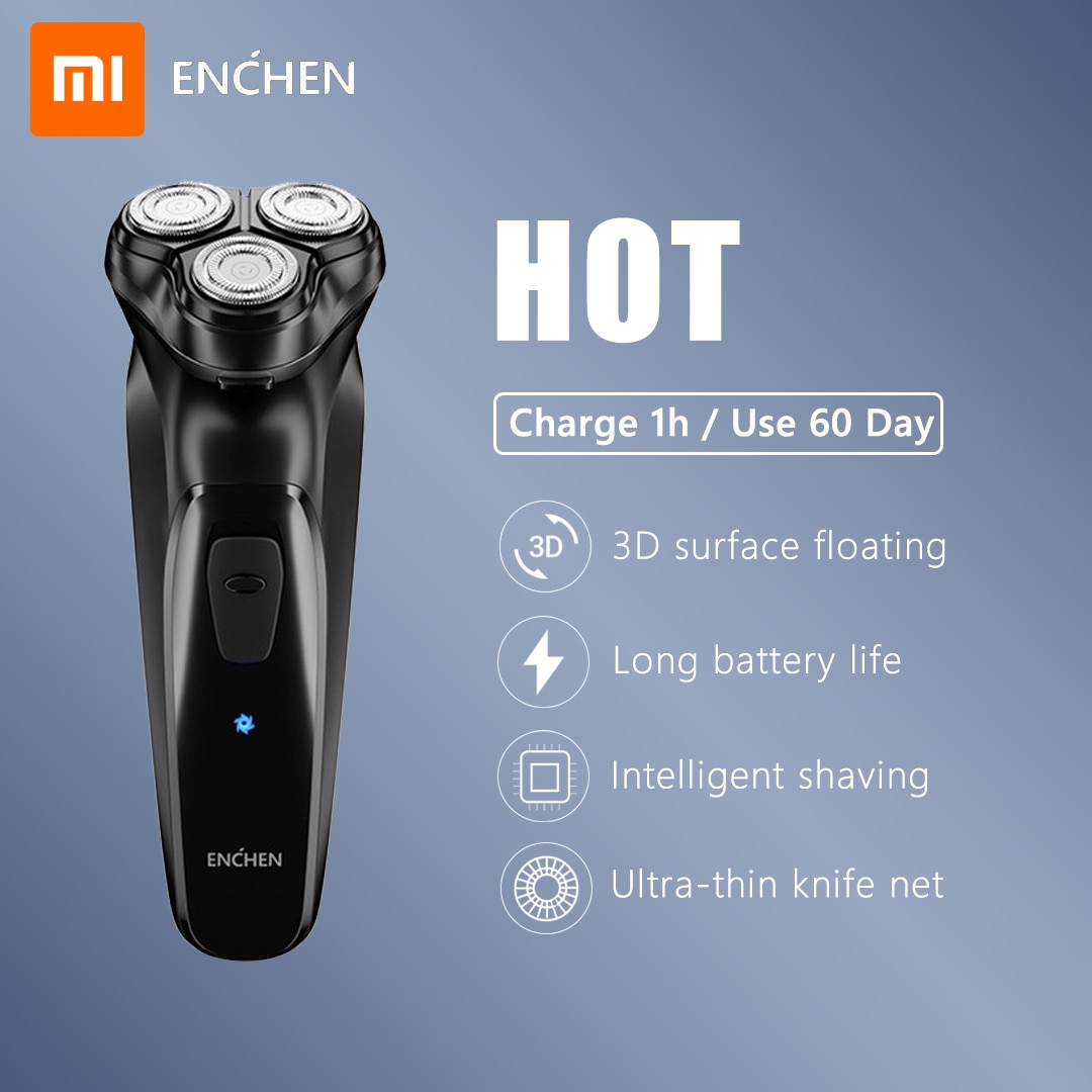 XIAOMI Original Face shaver Enchen BlackStone 3D E... – Grandado