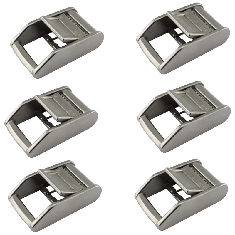 1" 6Pcs 25MM Silver Metal Cam Buckle Ratchet ... – Grandado