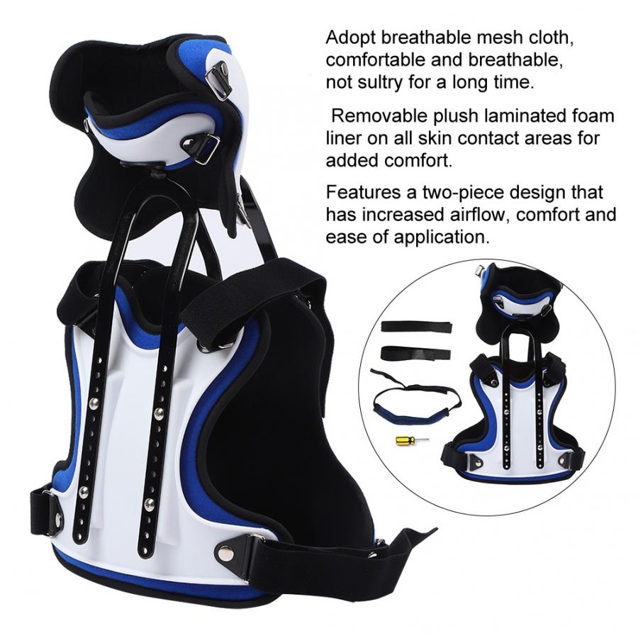 Cervical Thoracic Orthosis Adjustable Head Neck Ad... – Grandado
