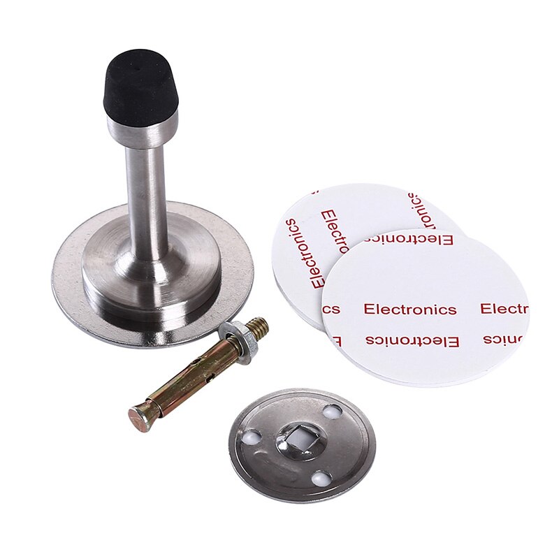 Door Top Free Punch Door Stop Stainless Steel Soli... – Vicedeal