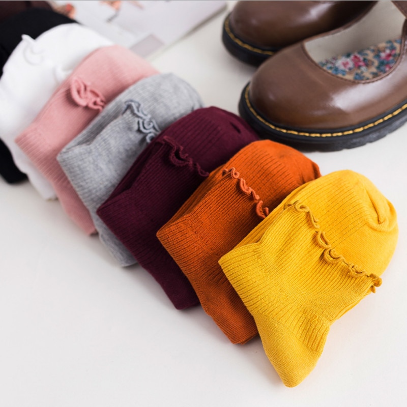 Streetwear Candy Color Women Pink Socks Kawaii Muj... – Vicedeal