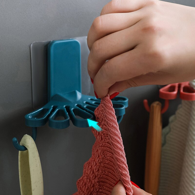 Kitchen Towel Hook StorageTowel Rack Household Fol... – Vicedeal