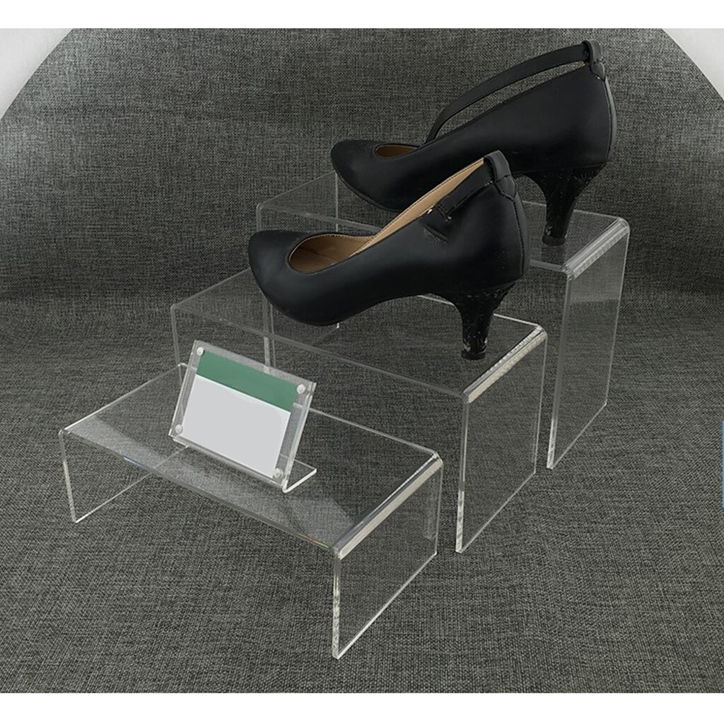 Clear Acrylic Riser 3", 4", 5" Product Display Cas... – Grandado