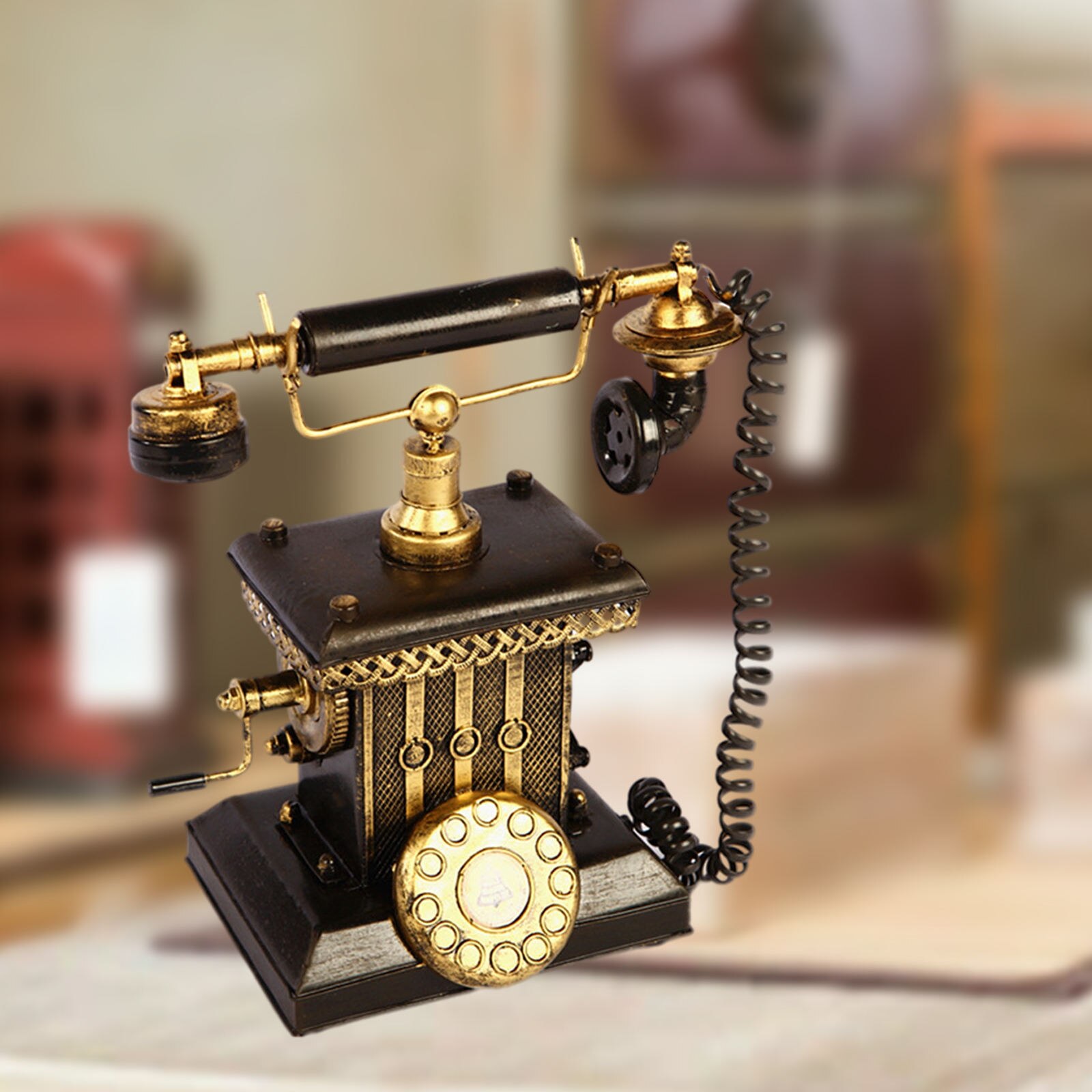 Vintage Style Dial Rotary Antique Telephone Model ... – Grandado