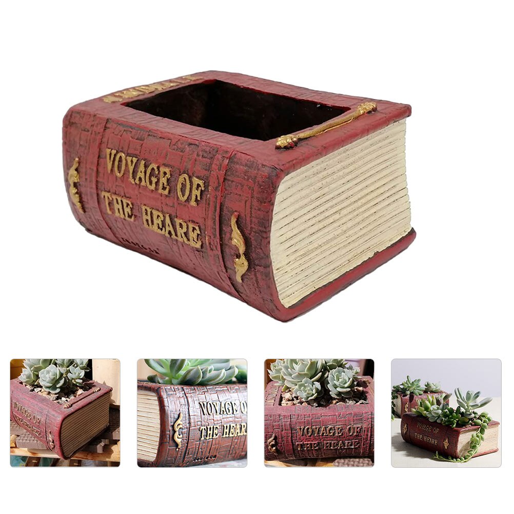 Boek Bloempot Creatieve Bonsai Pot Plant Container... – Grandado