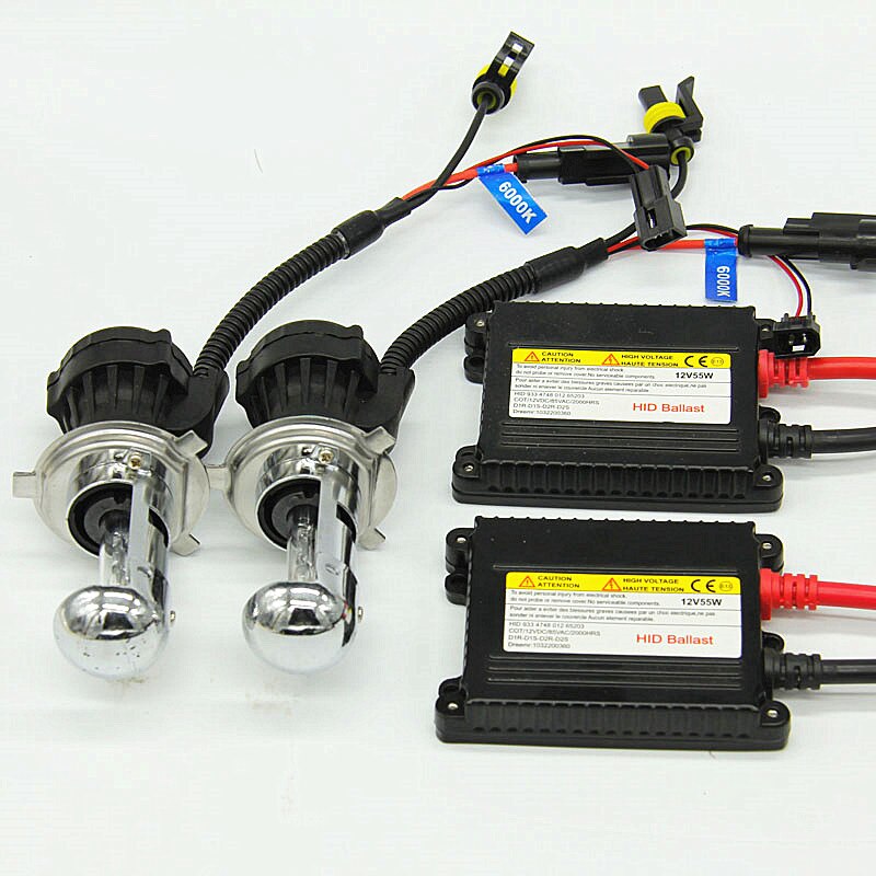 Afaecar 55w h4-3 bi xenon bixenon hid kit hi lo 1... – Grandado