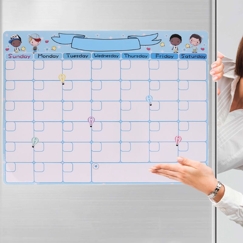 Søt månedsplanlegger magnetisk tavle kjøleskapsmag... – Vicedeal