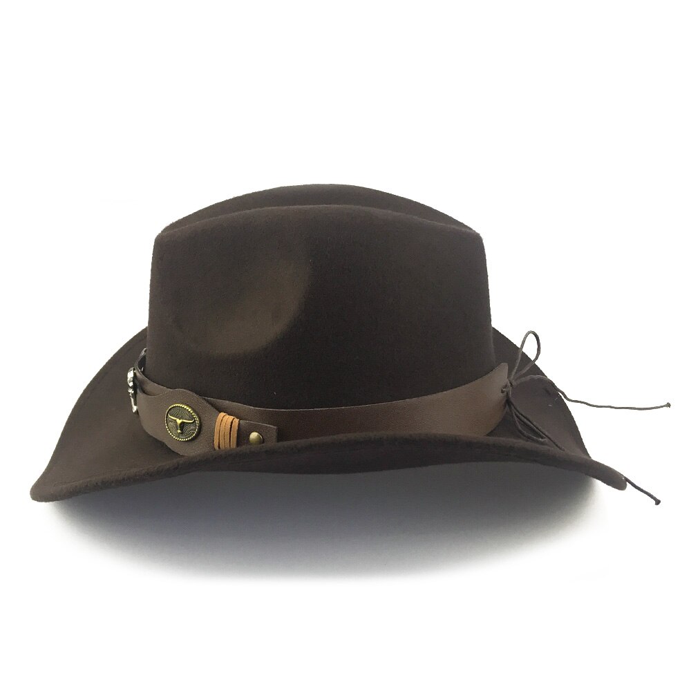 YY Bull Cowboy Cap for Men Autumn Winter Fedora Ha... – Grandado