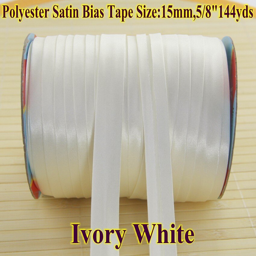 -polyester satin bias tape, bias binding, størrels... – Vicedeal