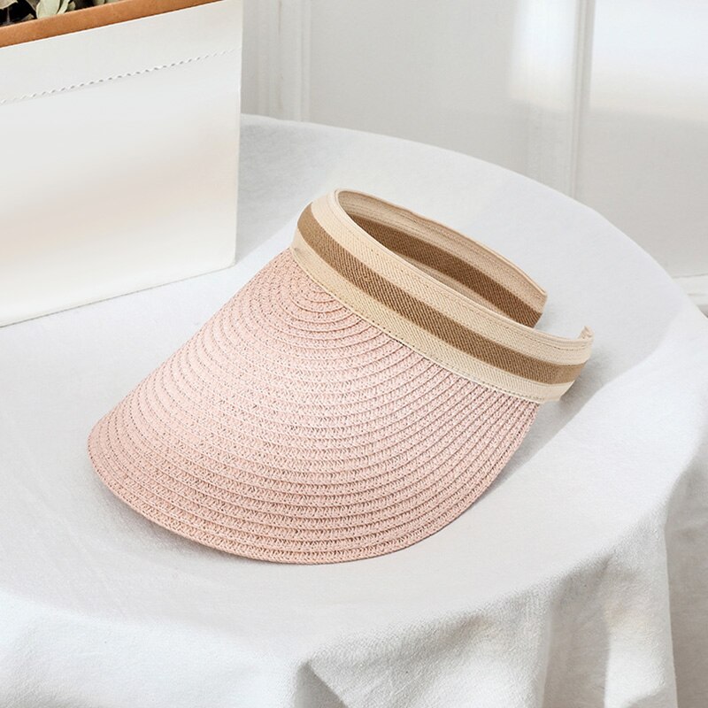 Vrouw Zon Hoeden Hand Made Diy Straw Visor Caps Vo... – Vicedeal