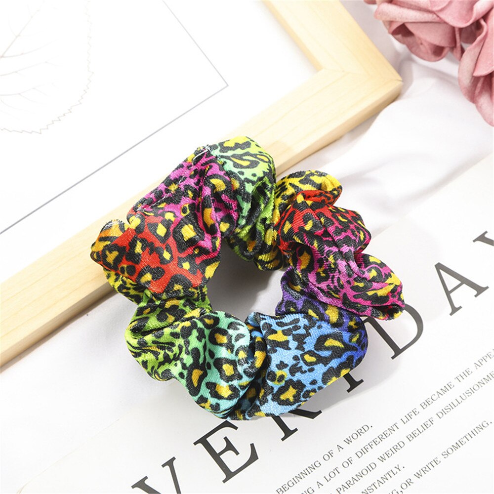 Kleurrijke Stof Elastische Haarbanden vrouwen Haar... – Vicedeal