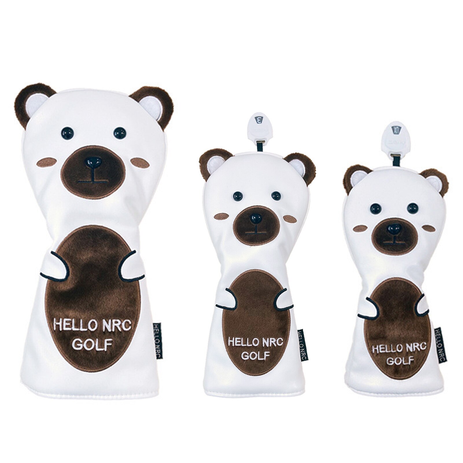 Bear Golf Iron Headcover Cute Cartoon Golf Club He... – Vicedeal