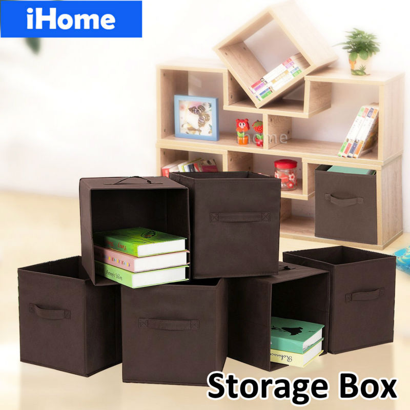 2pc opvouwbare stof box Thuis Organizer Opbergdoos... – Vicedeal