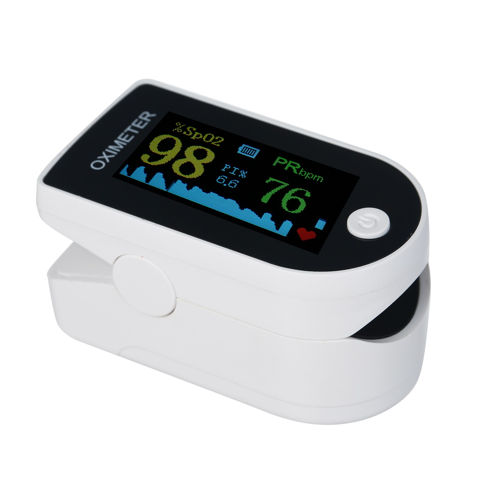 Mini Fingertip Pulse Oximeter heart rate monitor Pulse Rate Blood ...