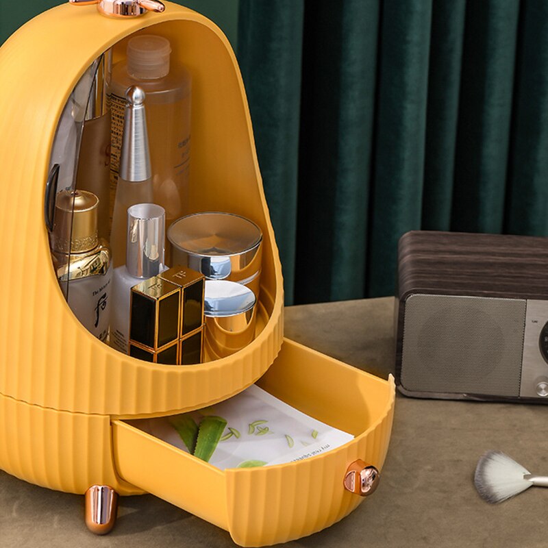 LED Light Cosmetic Storage Box Penguin Makeup Orga... – Vicedeal