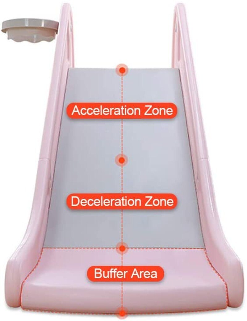 Kids Slide Sturdy Toddler Climbing Stairs Slide Ba... – Vicedeal