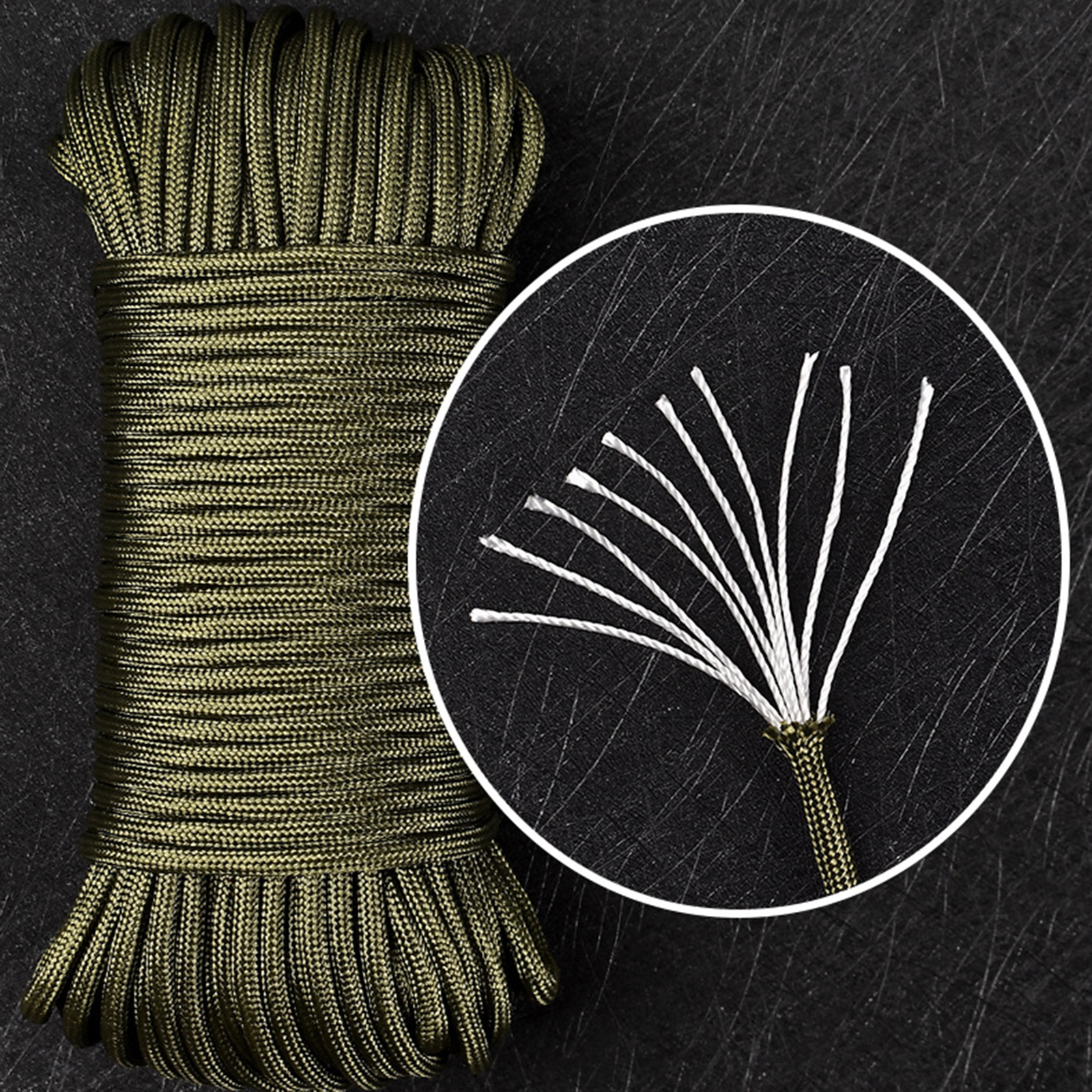 650 Paracord Survival Type III 10 Strands Cord Lan... – Vicedeal