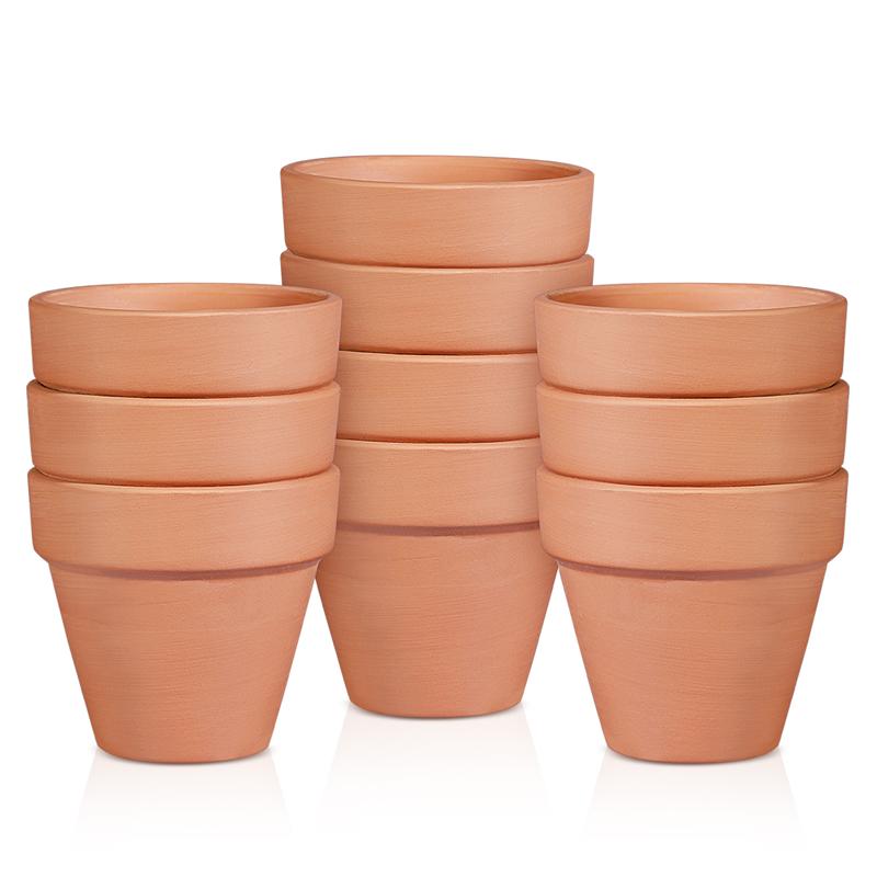 10Pcs Small Mini Terracotta Pot Clay Pottery Plant... – Vicedeal