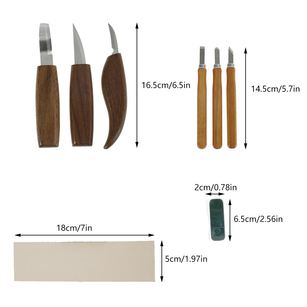 10Pcs Wood Carving Chisel Knife Kit Carpenter Begi... – Vicedeal