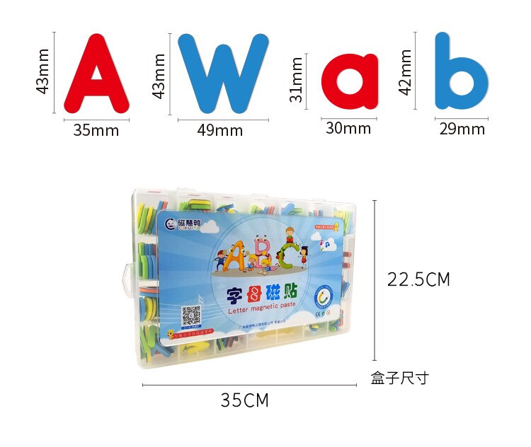 208/104pcs Magnetic Foam Letters Educational Alpha... – Grandado