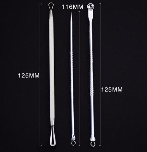 Stainless Steel 3pcs Whitehead Blackhead Remover T... – Grandado