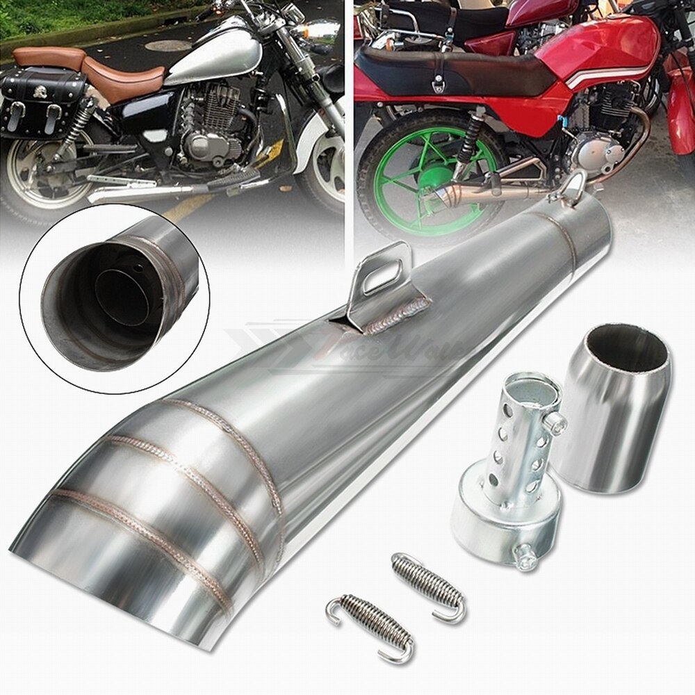 48.8MM Modified motorcycle exhaust pipe stainless ... – Grandado