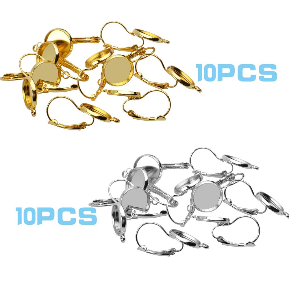 Leverback Earring Findings,20pcs Leverback Earring... – Grandado