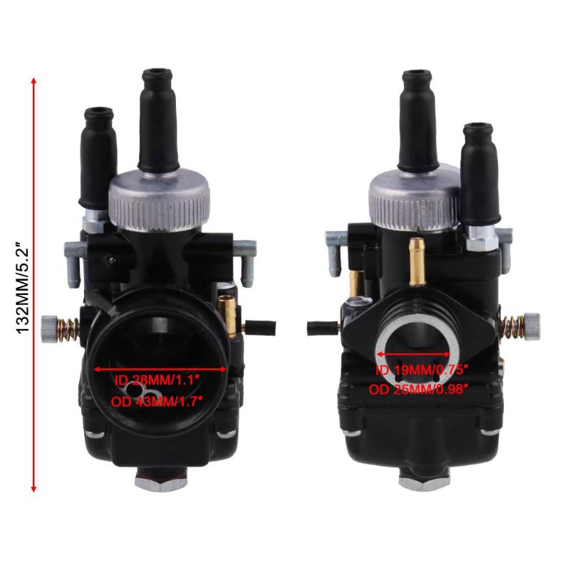 Motorräder DS19mm Motor- Vergaser Kohlenhydrate Be... – Grandado